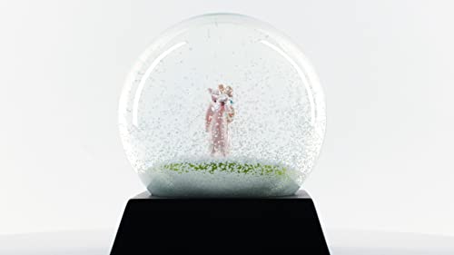 Pig Roast Snow Globe - Weird Gift Pig Snow Globe Gifts for Vegans - Handmade, Unusual Gift Snowglobe