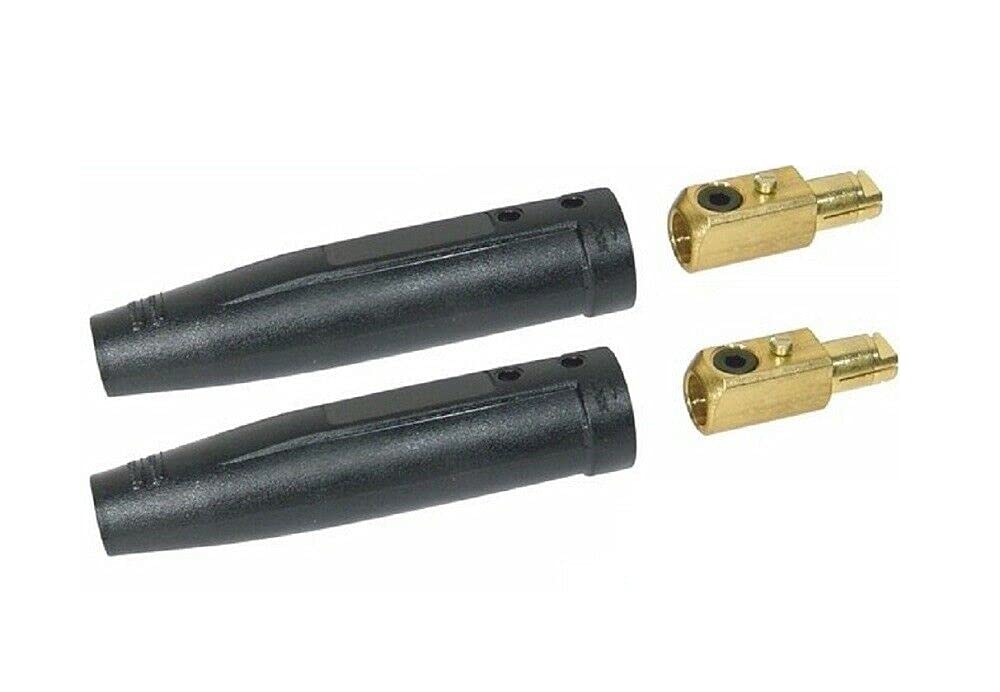 STARTECHWELD Welding Cable Connector 2-MPC-M, Male Set 1/0-2/0 Twist Lock, 2-MPC-M (2 Pack)