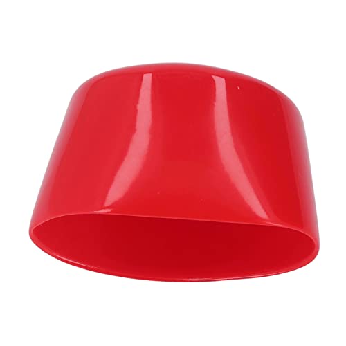 Screw End Cap, PVC Thread Protector Red Stable 60mm Diameter Flame Retardant for Hydraulic Pipe Joints