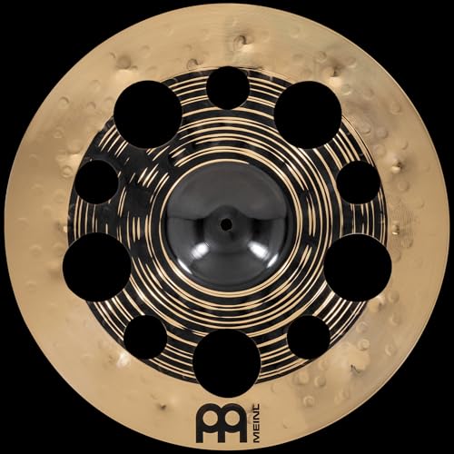 Meinl Cymbals Classics Custom Dual 18" Trash Crash Cymbal for Drum Set, Dark/Brilliant β Made in Germany β B12 Bronze, 2-Year Warranty (CC18DUTRC)