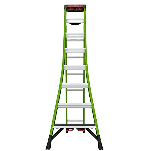 Little Giant Ladder Systems 13908-071 King Kombo 3-in-1 Ladder, 8 Ft, Green