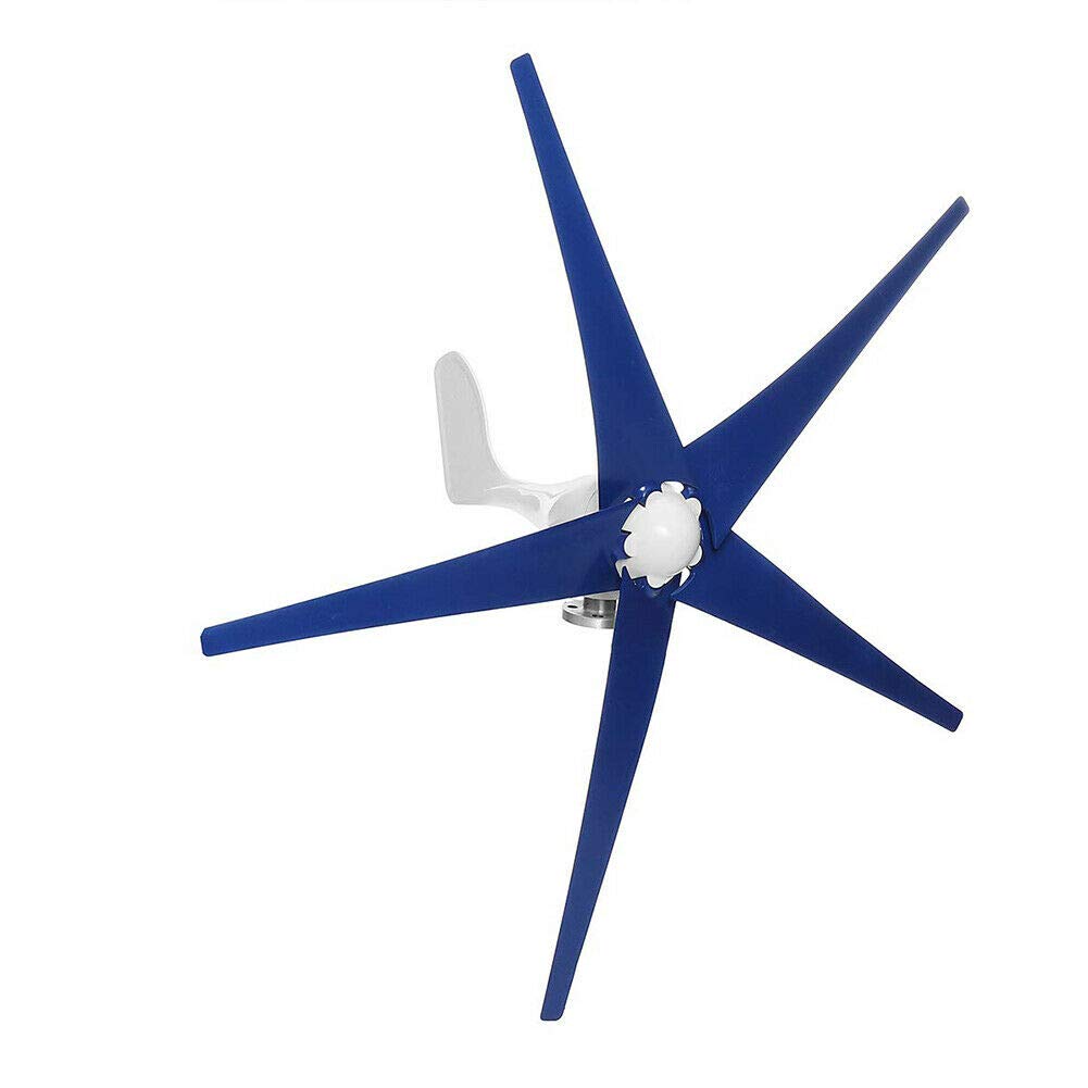 LYYNTTK Wind Turbine Generator 800W DC 12V Wind Turbine 5 Blade Low Wind Speed Starting NSK Bearings Garden Street Lights Wind Turbines with Charge Controller Garden