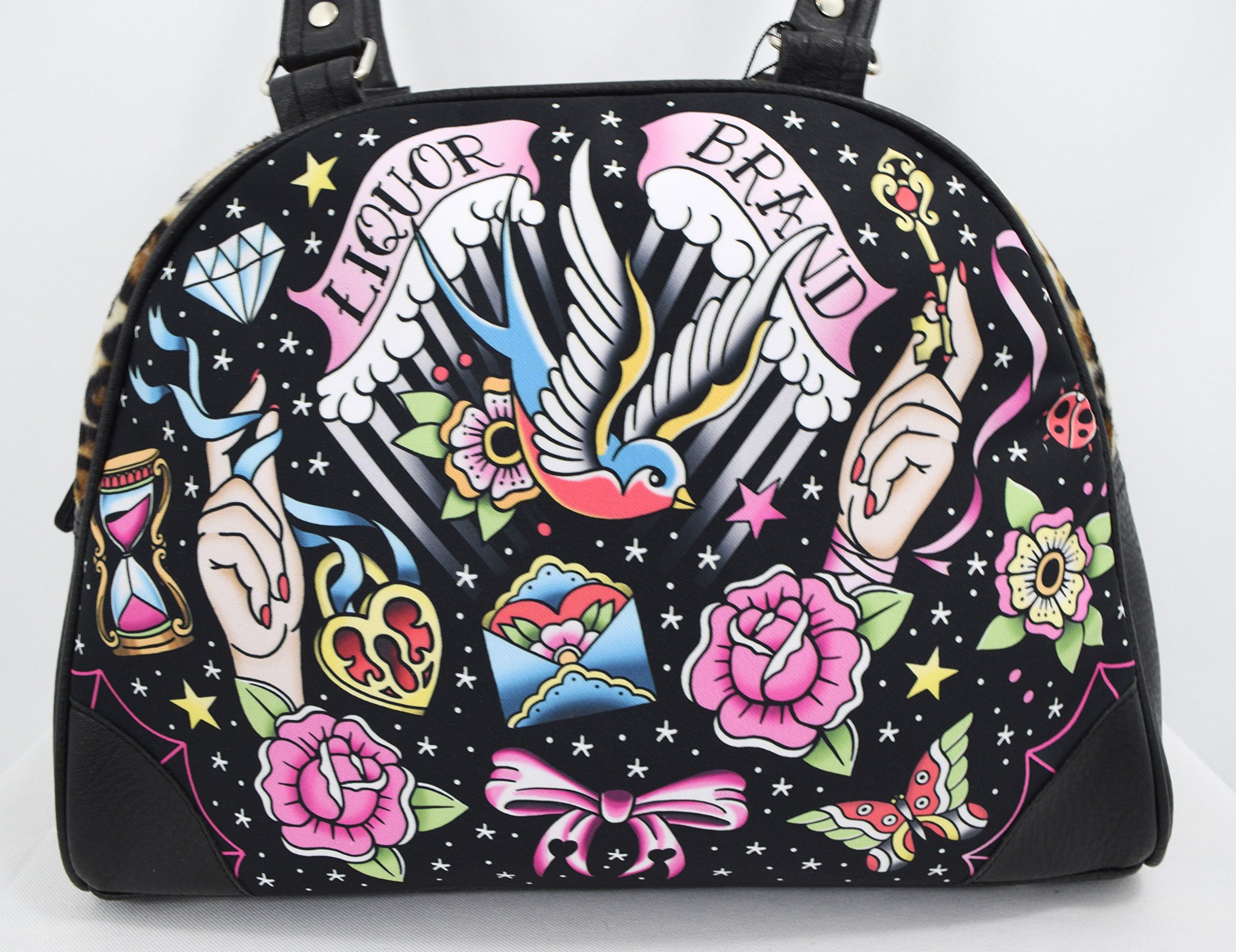Liquor Brand True Love Flash Tattoo Sparrow Tattoo Art Bowling Bag