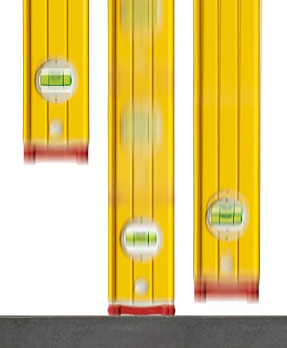Stabila 96M Magnetic Level Set Kit - 48"/24" Torpedo and Case,Yellow