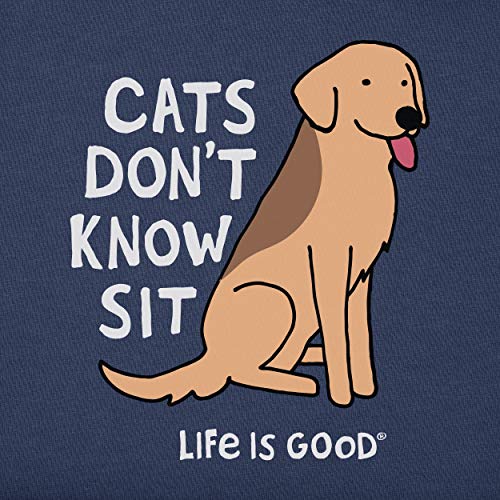 Life is good Womens Crusher, Darkest Blue, Small