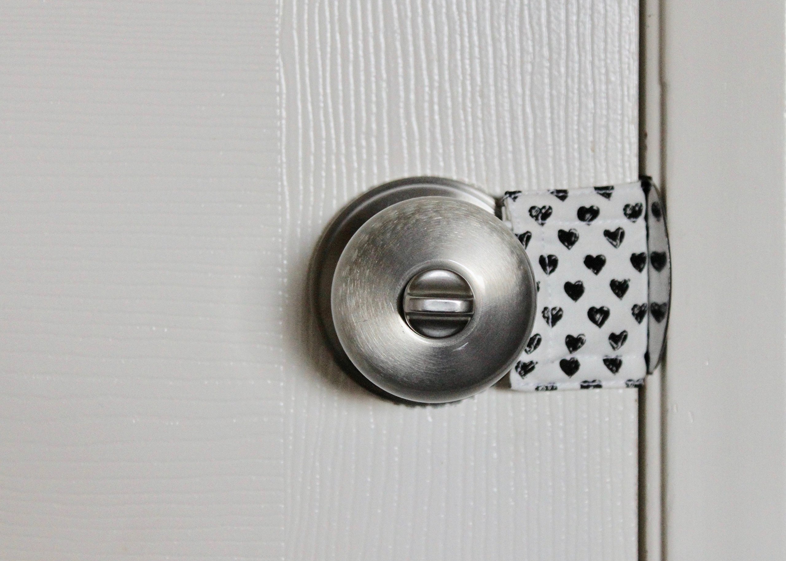 Latchy Catchy | Never Hear A Door Slam Again (Door Silencer/Jammer/Cushion) (1 Pack, Love Doodles)