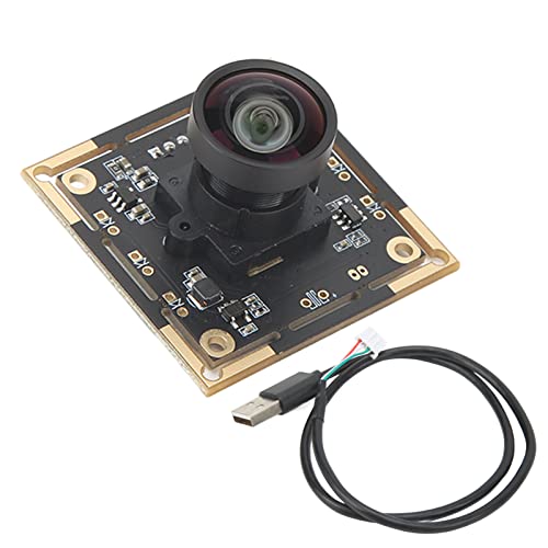 USB Camera Module, 5MP Drive Camera Board Dual Digital Microphone 125° Field of View for Equipment