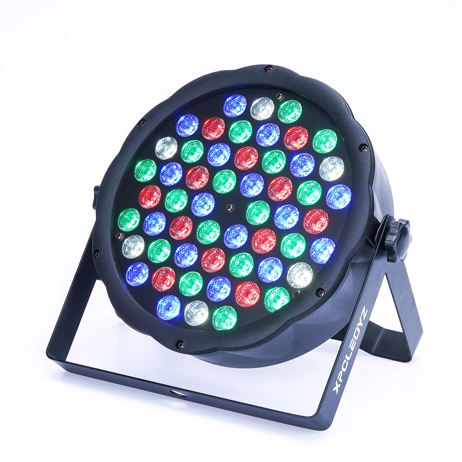 LED Stage Lights XPCLEOYZ 54x3W LED Par Light RGBW 162Watt DMX 512 Stage Lighting for Home Party Wedding DJ Show Club Concert Dance Floor Lighting - 4 Pack β¦ (8PCS)