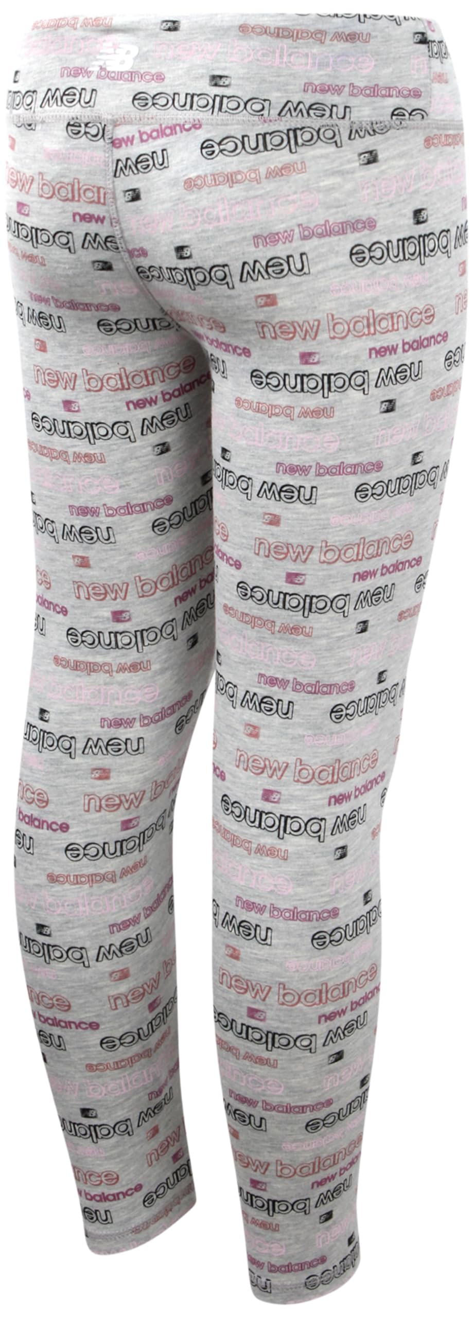 New Balance Girls Active Leggings Set 3 Piece T-Shirt, and Leggings Activewear Set, Size 10-12, SurfGreySurf