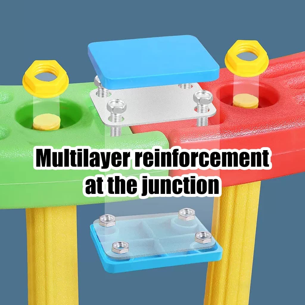 Plastic Jungle Gym Combination, Obstacle Course Activity Center for Home/School, Birthday Gifts for Boys and Girls