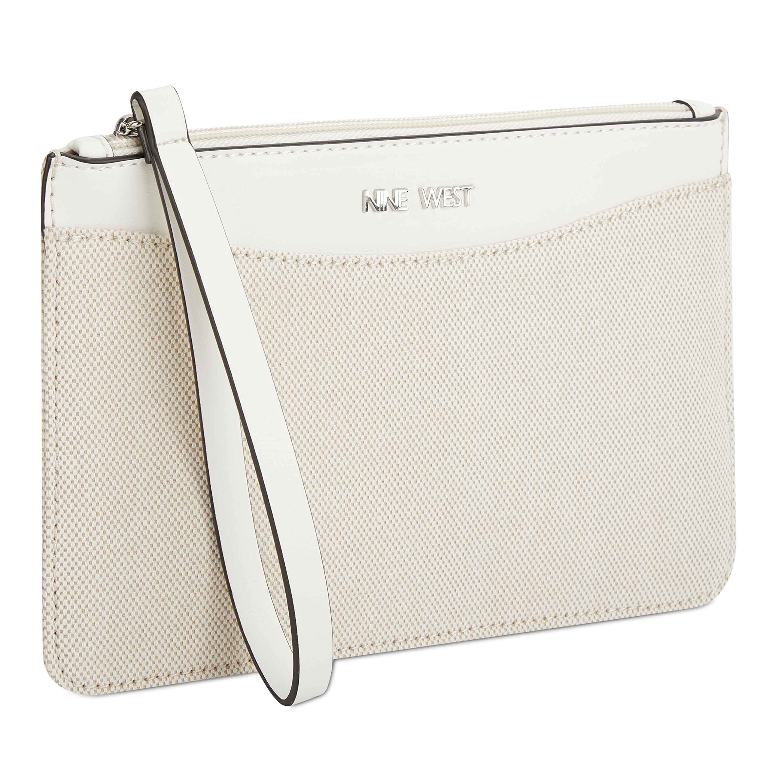 Nine West Galla Slg Wristlet Beige/Optic White One Size