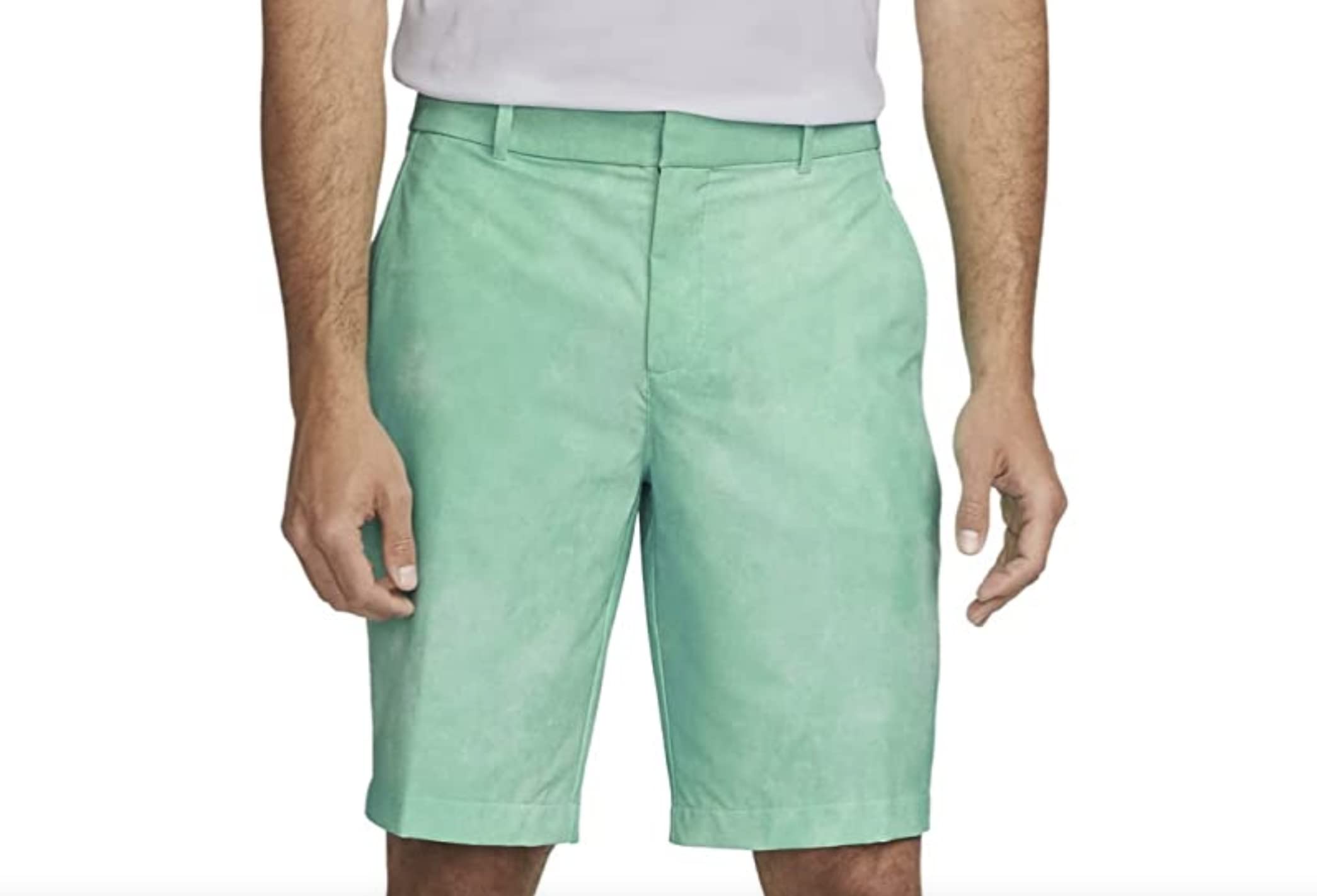 Nike Dri-FIT DH1949-379 Mint Foam-Washed Teal Men's Hybrid Wash Golf Shorts 36