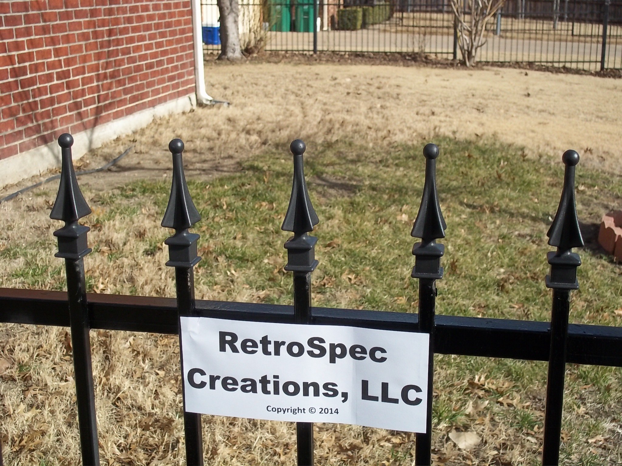 Retrospec Creations 100 Each for 5/8β BlackPlastic Finial Tops for Iron Picket Fence 4-Sided Spire β #1-58