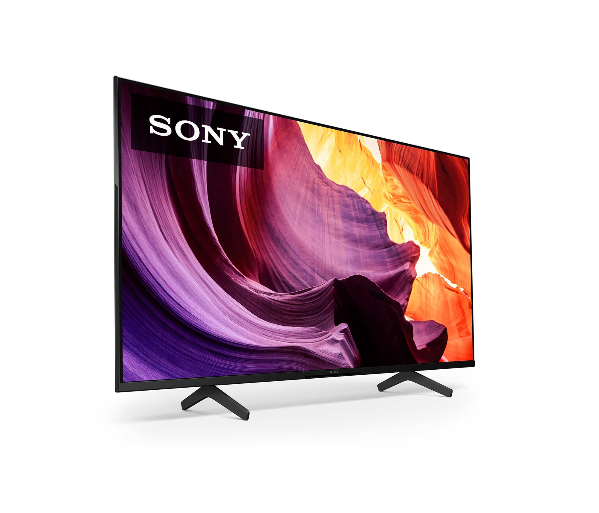 Sony KD43X80K 43-Inch LED 4K UHD Smart TV with Dolby Vision HDR (2022 Model) Bundle with HT-S100F 2.0 Channel Soundbar and 4K Cable (3 Items)