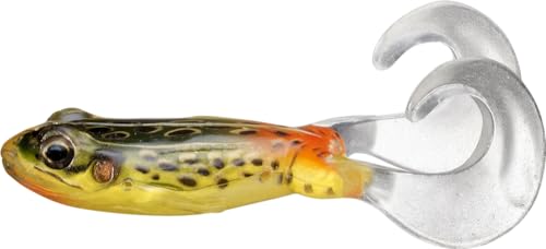Live Target FSF90T500 ICT Freestyle Frog, 3 1/2", Green/Yellow, Multi, One Size