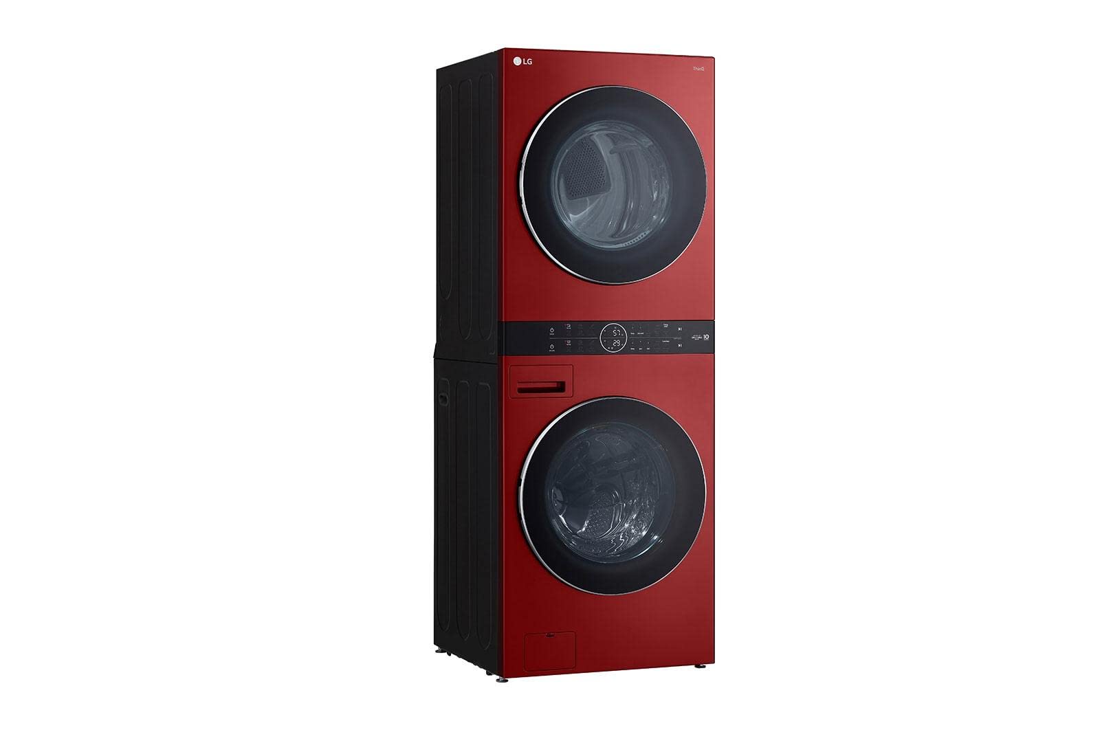 LG WKEX200HRA WashTower Washer and Dryer with TurboWash (Candy Apple Red)