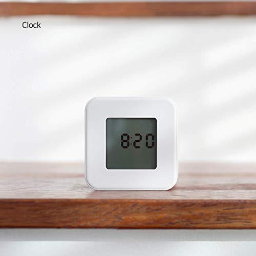mooas Multi Cube Timer White(5,15,30,60 Minutes) & Yellow(3,10,30,60 Minutes) Bundle, Clock & Alarm, Time Management, Time for Studying, Cooking and Workout, Kids Timer