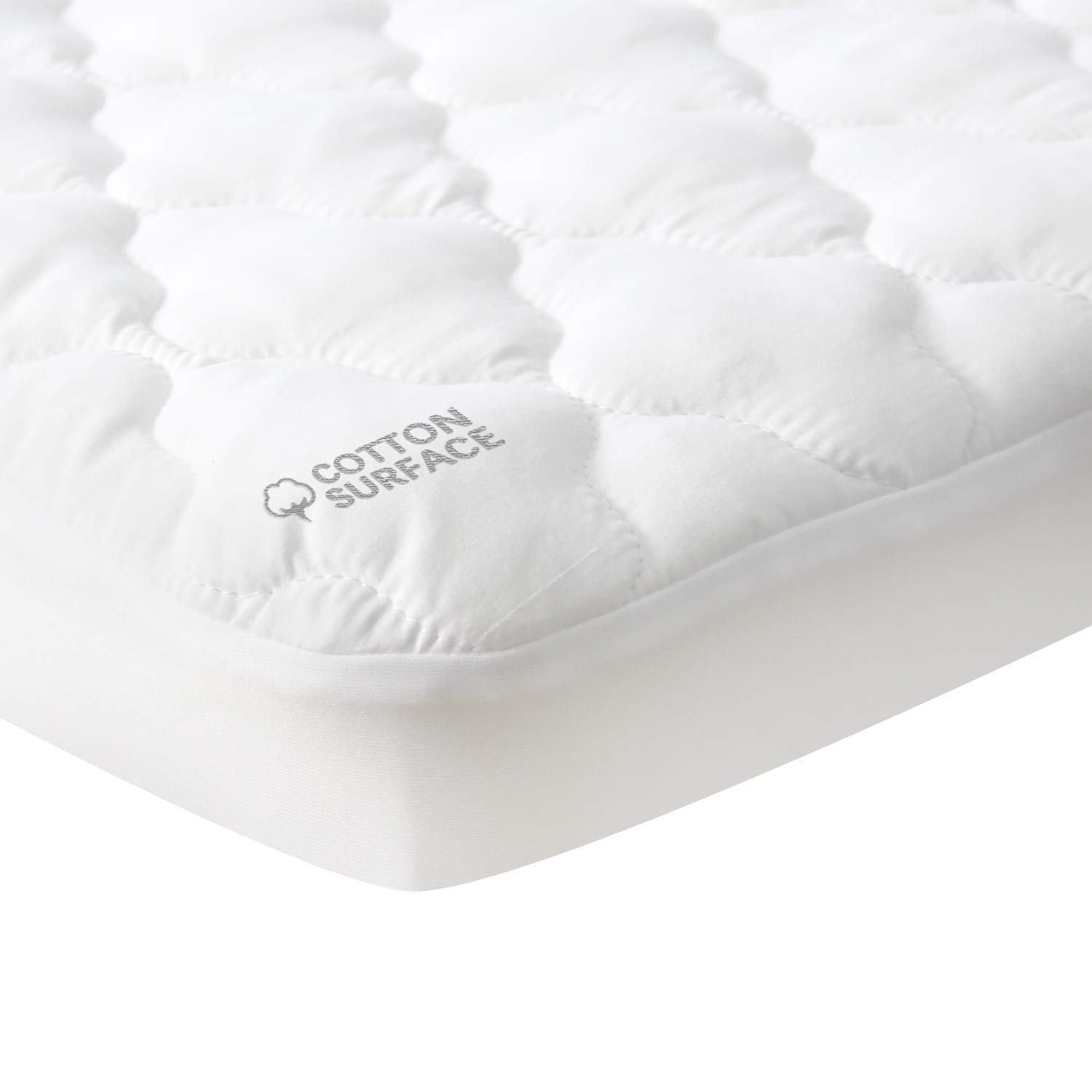 Waterproof Pack N Play Mattress Pad Protector with Cotton Fabric and Lovely Pack N Play Sheets
