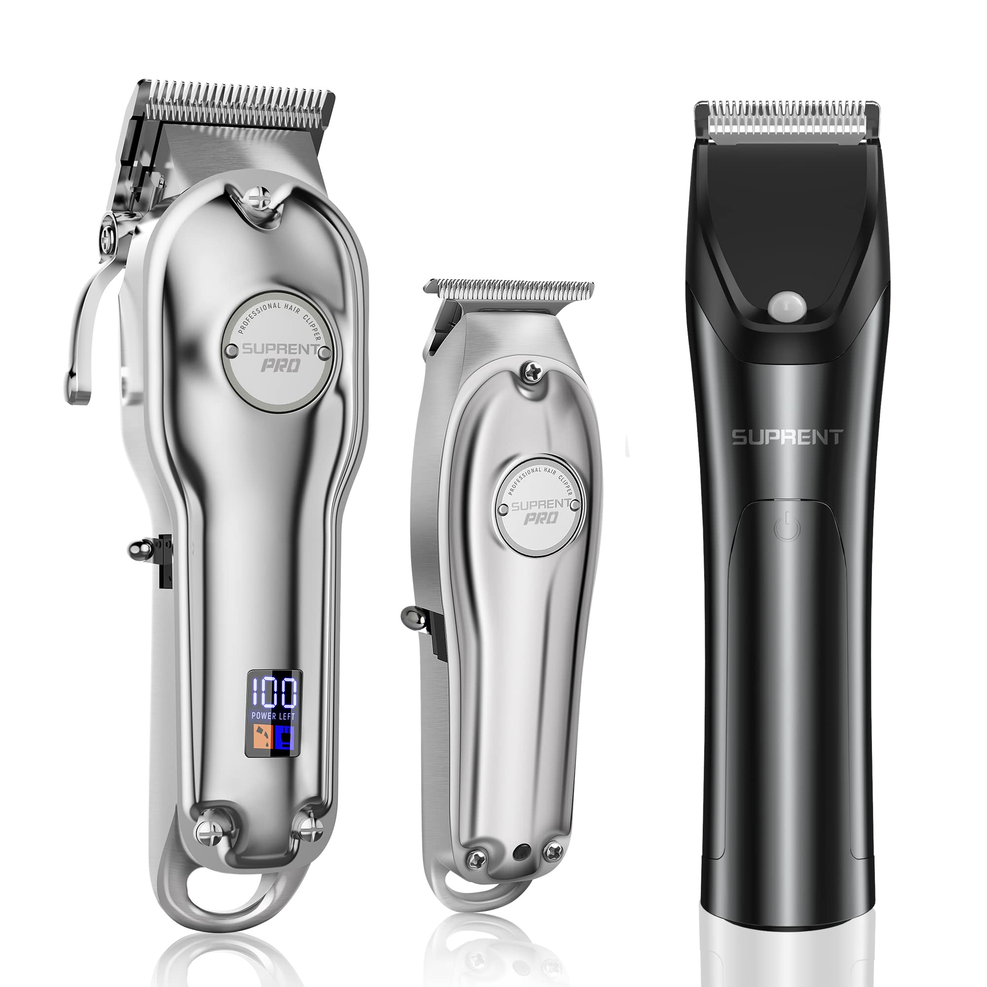 SUPRENT Electric Groin Body Hair Trimmer & Professional Hair Clippers