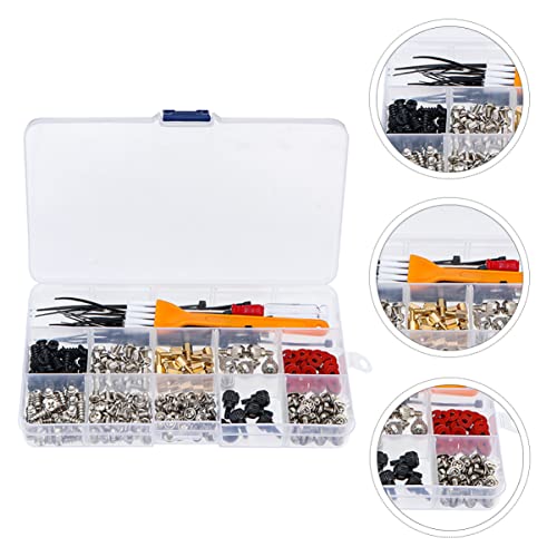 SOLUSTRE 3sets Standoffs Re Tool Accessory Spacer Accessories Fan Kit Hard Bolt Cable Assortment Graphics Case Screws Screw Motherboard Chassis Washer Drive Gasket Assorted Tie DIY