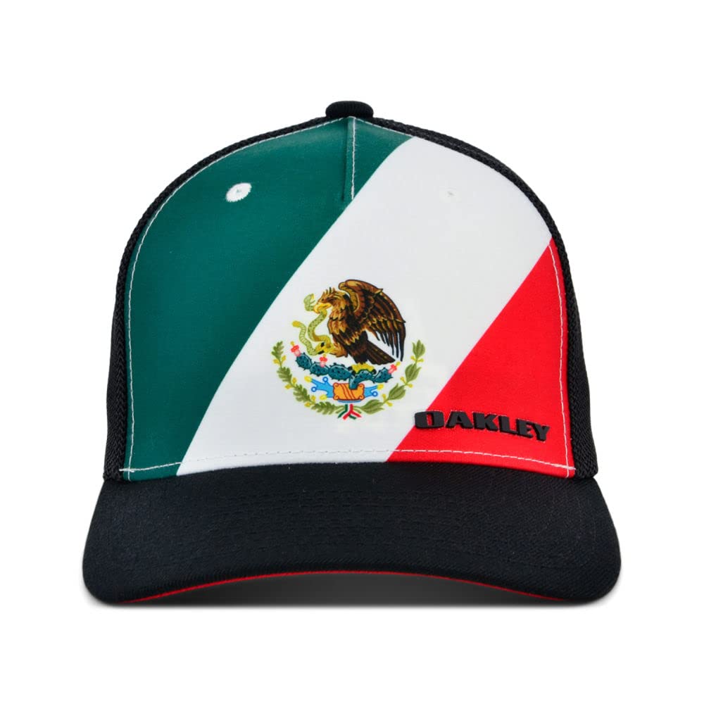 Oakley FOS90091426UL/XL Indy Passport Hat Black/Puerto RICO L/XL