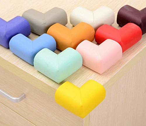 L Shape Extra Thick Furniture Edge and Corner Guards, 6.5ft Bumper 4 Adhesive Childsafe Corners, Fireplace, Edge Cushion & Corner Guard Set.Baby Proofing Edged.(6.5ft) (Sky Blue)
