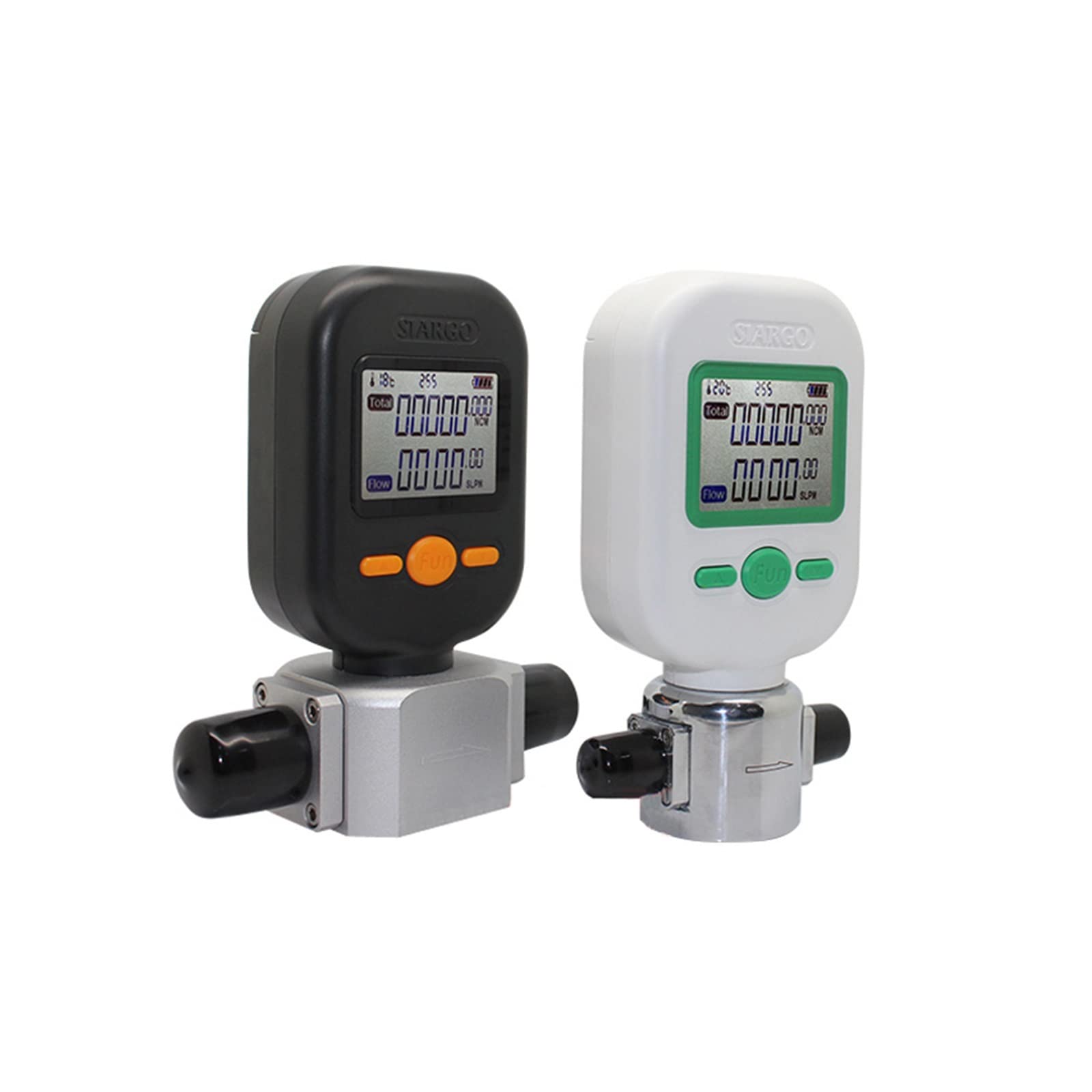 QYTEC Hose Timer MF5706 (0-10L/25L) Ultrasonic Gas Mass Flow Meter MF5712 (0-200L) Compressed Air Nitrogen Oxygen Digital Flowmeter Water Timer (Color : MF5706(0-25L), Size : One Size)