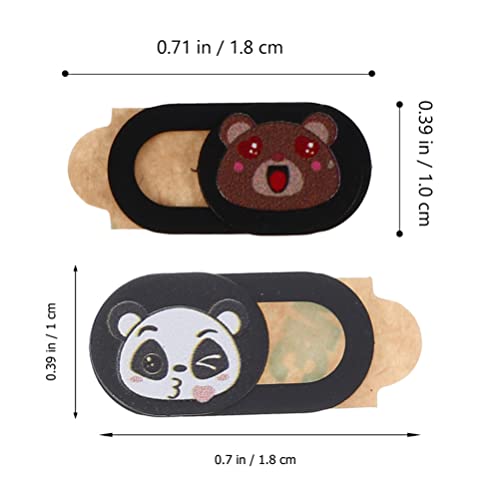 SOLUSTRE 6pcs Camera Cover Privacy Webcam Cute Webcam Cover Smartphon Phone Web Cover Slide Blocker Cortinas Inteligentes Computer Privacy Covers Ultra Thin Slider Protective Cover Abs