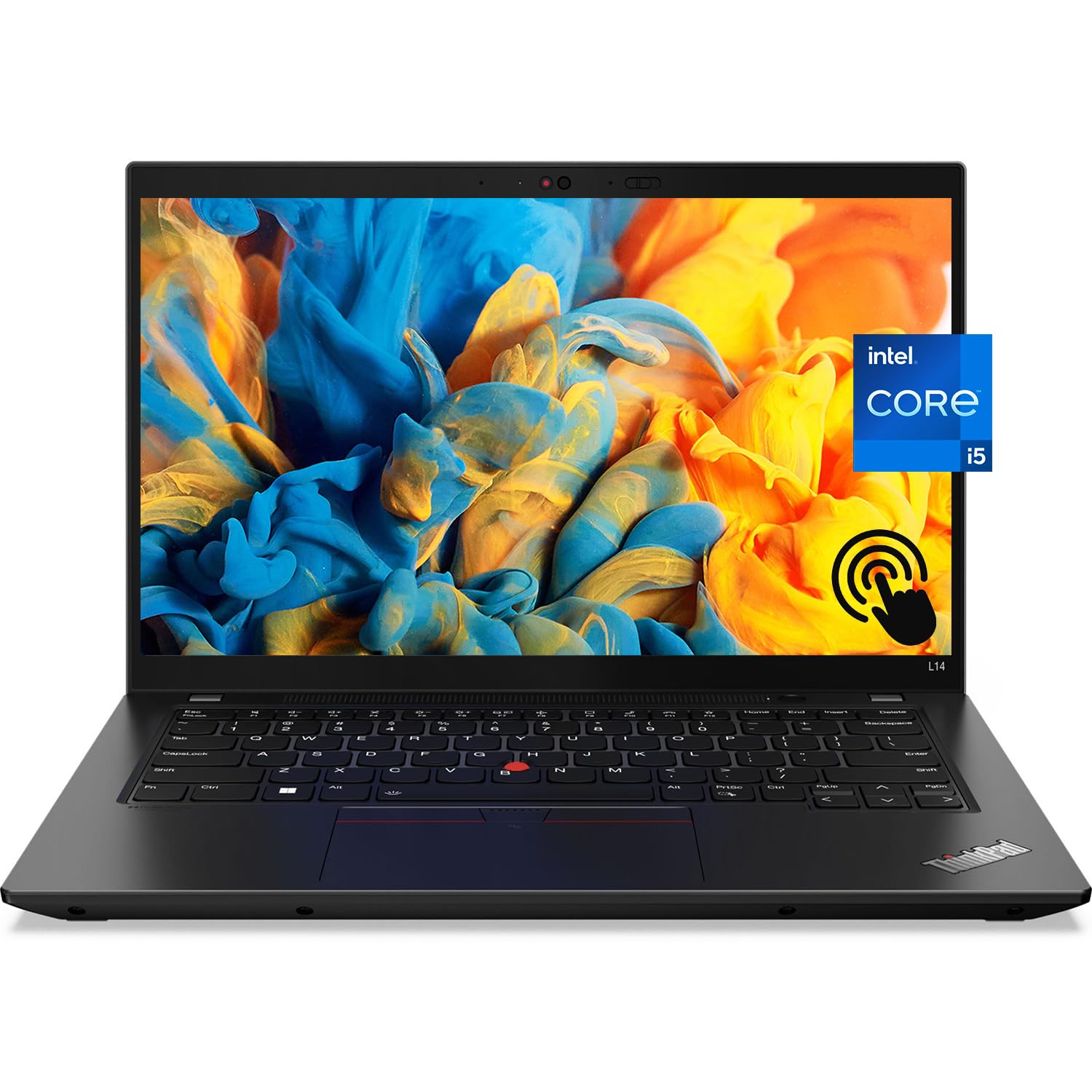 Lenovo ThinkPad L14 Touchscreen Business Laptop, Intel Core i5-1135G7 4-core Processor, 14" FHD IPS Touch Display, Thunderbolt 4, Spill-Resistant Keyboard, Windows 11 Pro (12GB RAM | 512GB SSD)