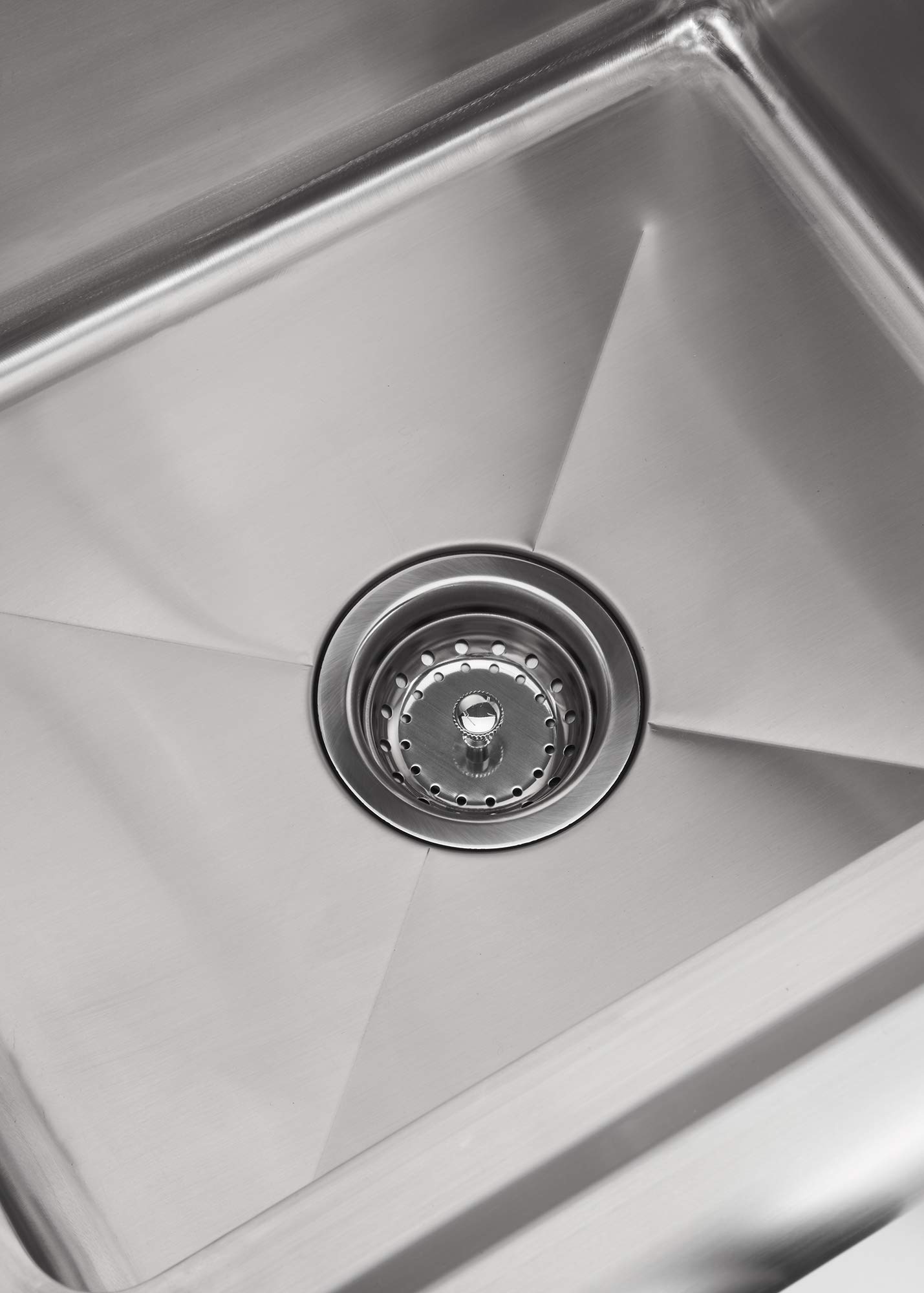 TRINITY CGL-02-009-0010 Basics Stainless Steel Freestanding Single Bowl Utility Sink for Garage, Laundry Room, and Restaurants, Includes Faucet, NSF Certified, 49.2 21.5 24-Inch, Chrome