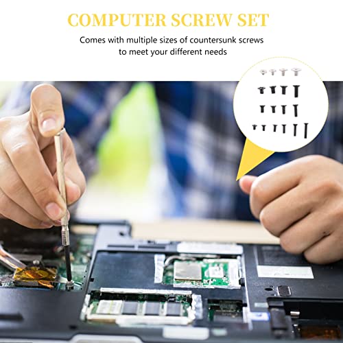 SOLUSTRE Laptop Accessories Pc Accessories 1 Set Flat Computer Repair Fittings Flat Screws Screws for Computer Repairing Screw Countersunk Screw Laptop Accessories Pc Accessories