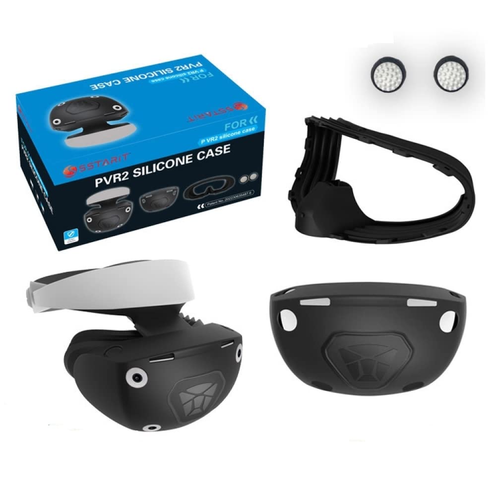 Silicone Protective for PS VR2 Helmet Full Wrap Silicone Protective Sleeve for PSVR2 Glasses Protective Rubber Sleeve Suitable for Travel and Home Storage