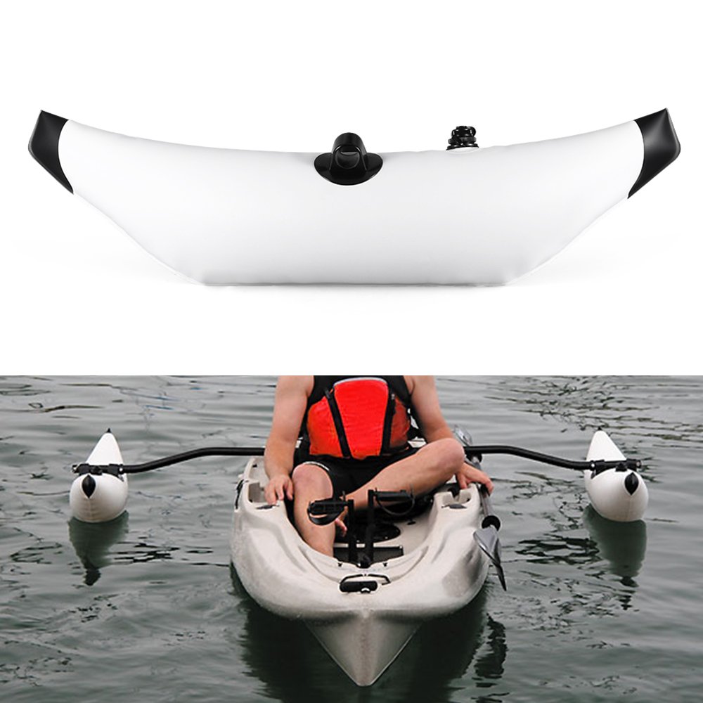 LIXADA Kayak PVC Inflatable Outrigger Kayak Canoe Fishing Boat Standing Float Stabilizer System(without Metal bar)
