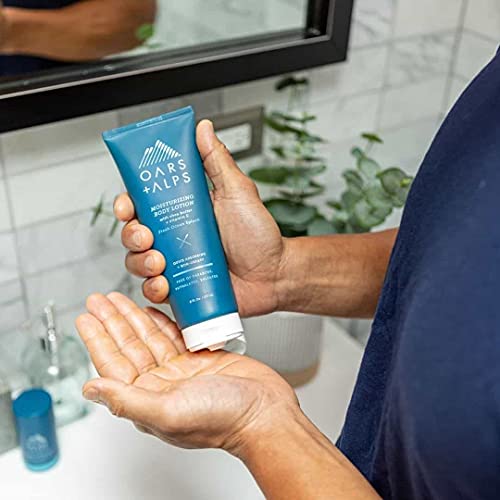 Oars + Alps Body Lotion with Vitamin E, Hydrates with Shea Butter and Sunflower Oil, Fresh Ocean Splash, 8 Oz