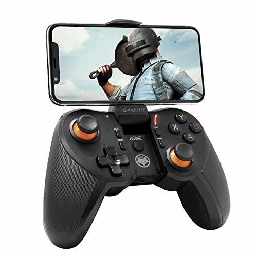 Nise Amkette Evo Gamepad Pro 4 for Android | Instant Play | Bluetooth 4.0 | Extendable Smartphone Clamp | Works with COD, Mobile Legends, BGMI, LOLWR and Many More | (Iphone and Mediatek Devices not Supported) (Black)