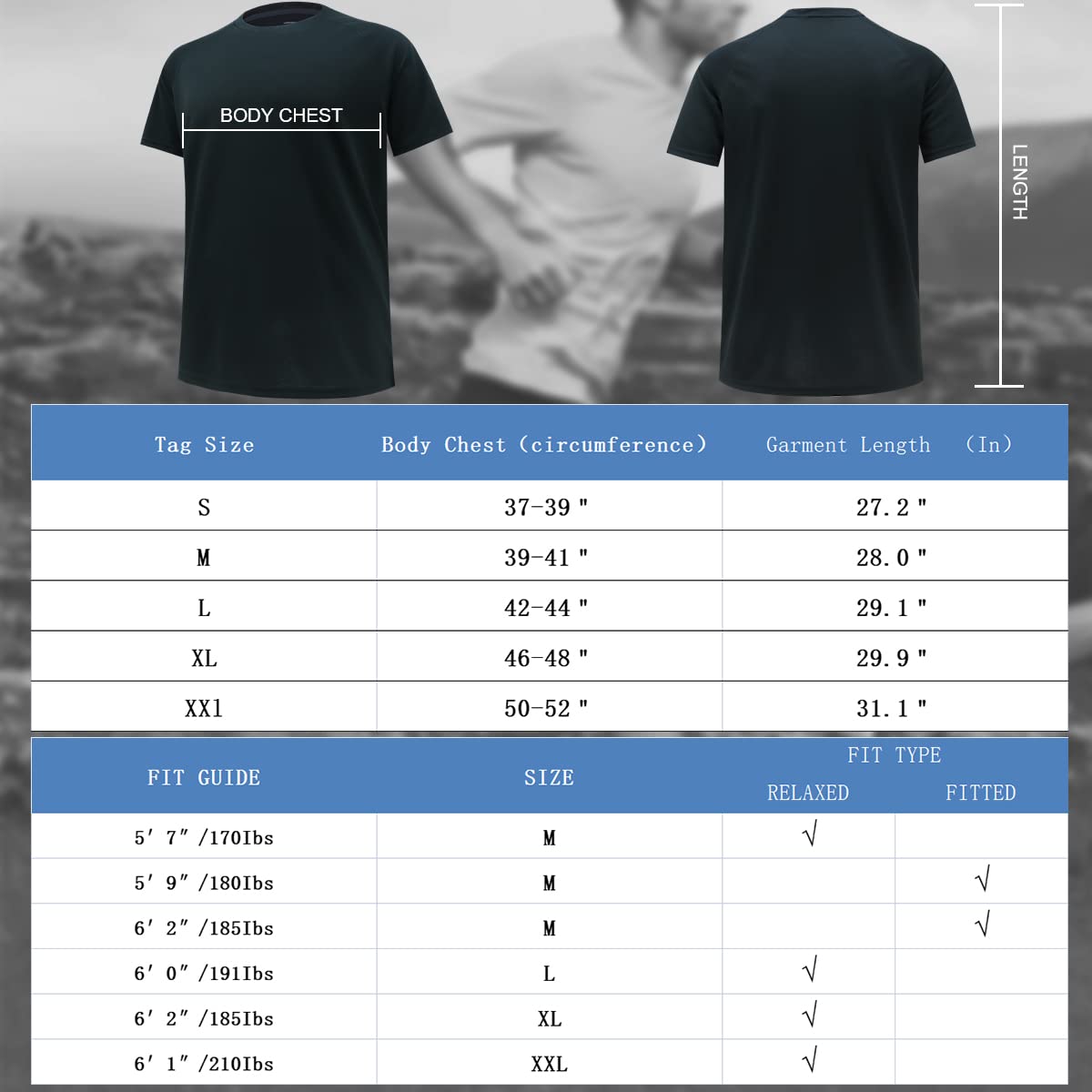 Mens Workout Shirts Short Sleeve - Dry Fit T Shirts Moisture Wicking - Gym Shirts Men Athletic, Running Shirts Pack Quick Dry (Small, 5-Pack Black, Grey, Green, Navy, Blue)