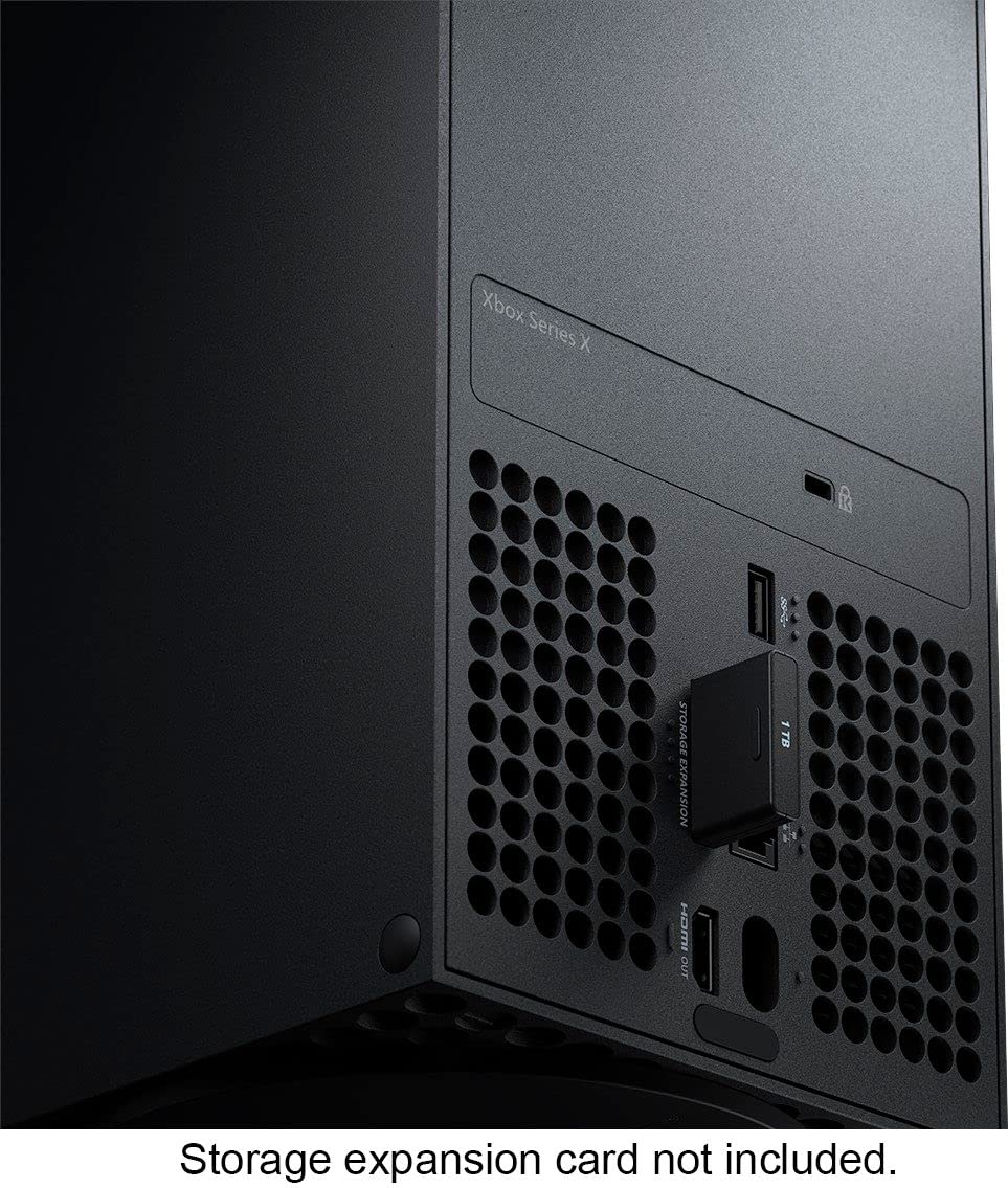 Microsoft Xbox Series X 1TB SSD Gaming Console - Additional Black Controller, 8X Cores Zen 2 CPU, 12 TFLOPS RDNA 2 GPU, 16GB DDR6 RAM, Up to 120 FPS, 8K HDR, 4K UHD^ Blu-Ray