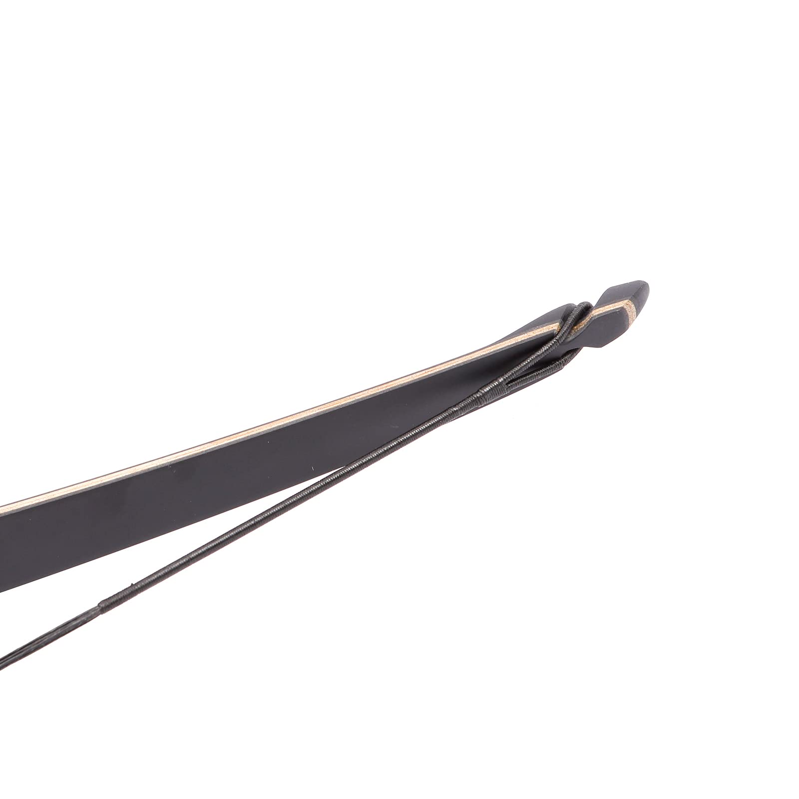 Mandarin Duck Black Hunter MK II 60" Take Down Longbow - Left Handed, 40lb