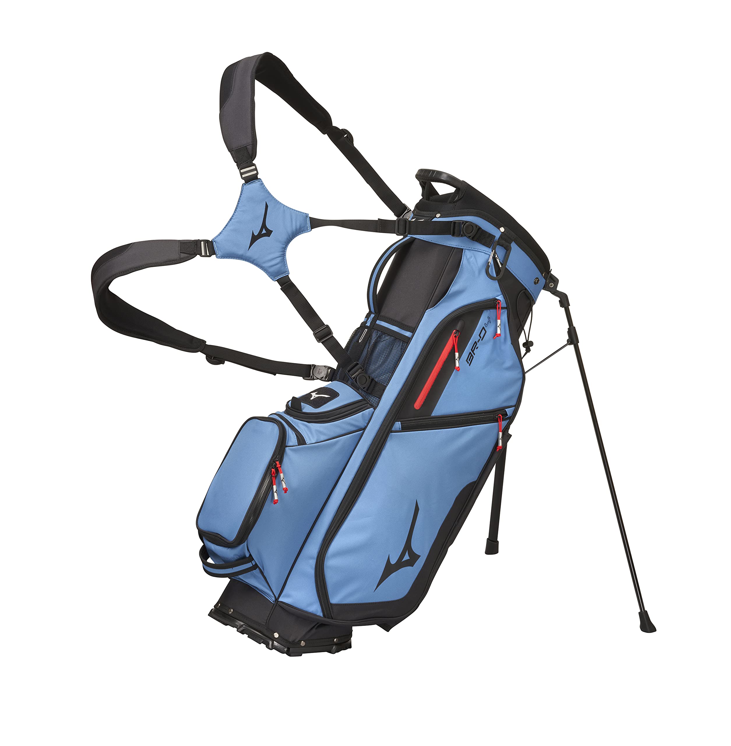 Mizuno BR-D4 6-WAY Stand Bag, California Blue-Black