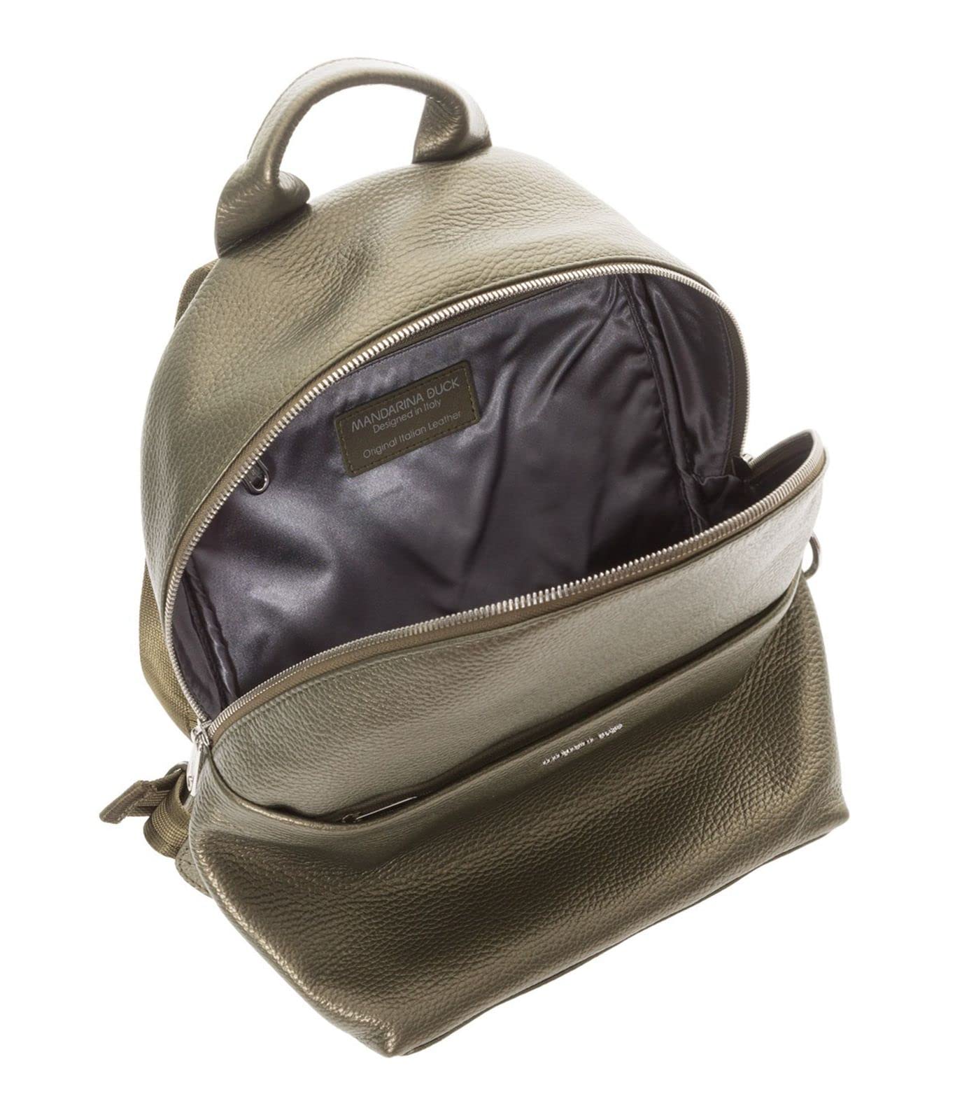 Mandarina Duck Women's Mellow LUX Backpack/Metal Green, Taglia Unica