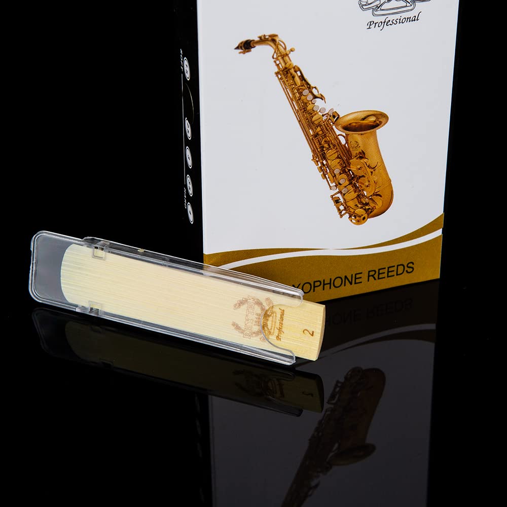 Rhythm Alto Saxophone Reeds for Alto Sax Strength 2.5; Box of 10