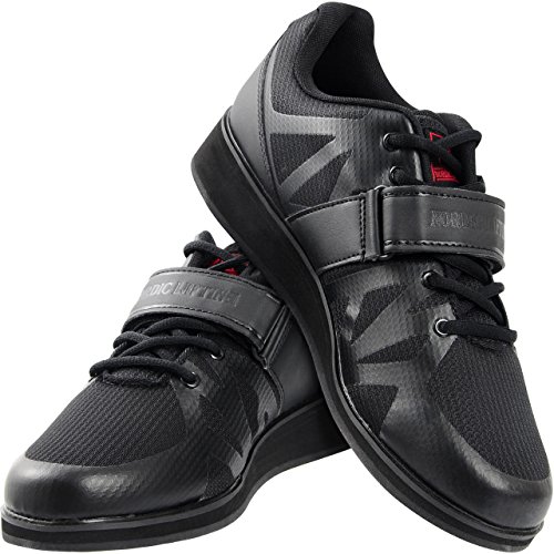 Nordic Lifting Shoes Megin Size 9 - Black Bundle with Shoes Venja Size 11 - White