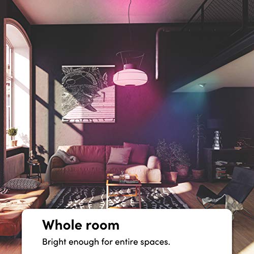 LIFX Color (Nightvision Edition), 1100lm E26, Wi-Fi Smart LED Light Bulb, Full Color and Whites, No Bridge Required, Works with Alexa, Hey Google, HomeKit and Siri, 2-Pack
