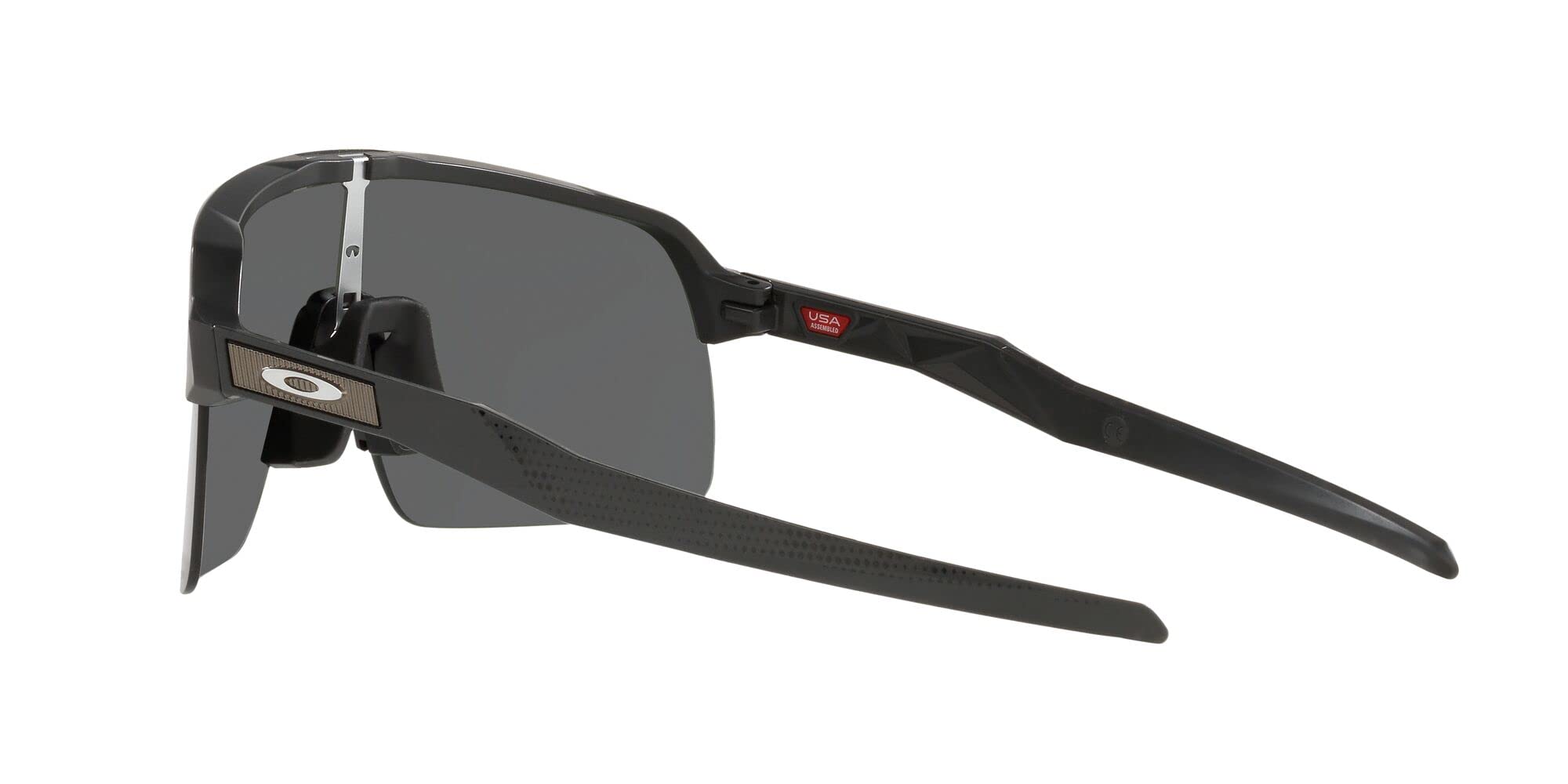 Oakley Men's OO9463 Sutro Lite Rectangular Sunglasses, Matte Neon Yellow/Prizm Road, 39 mm