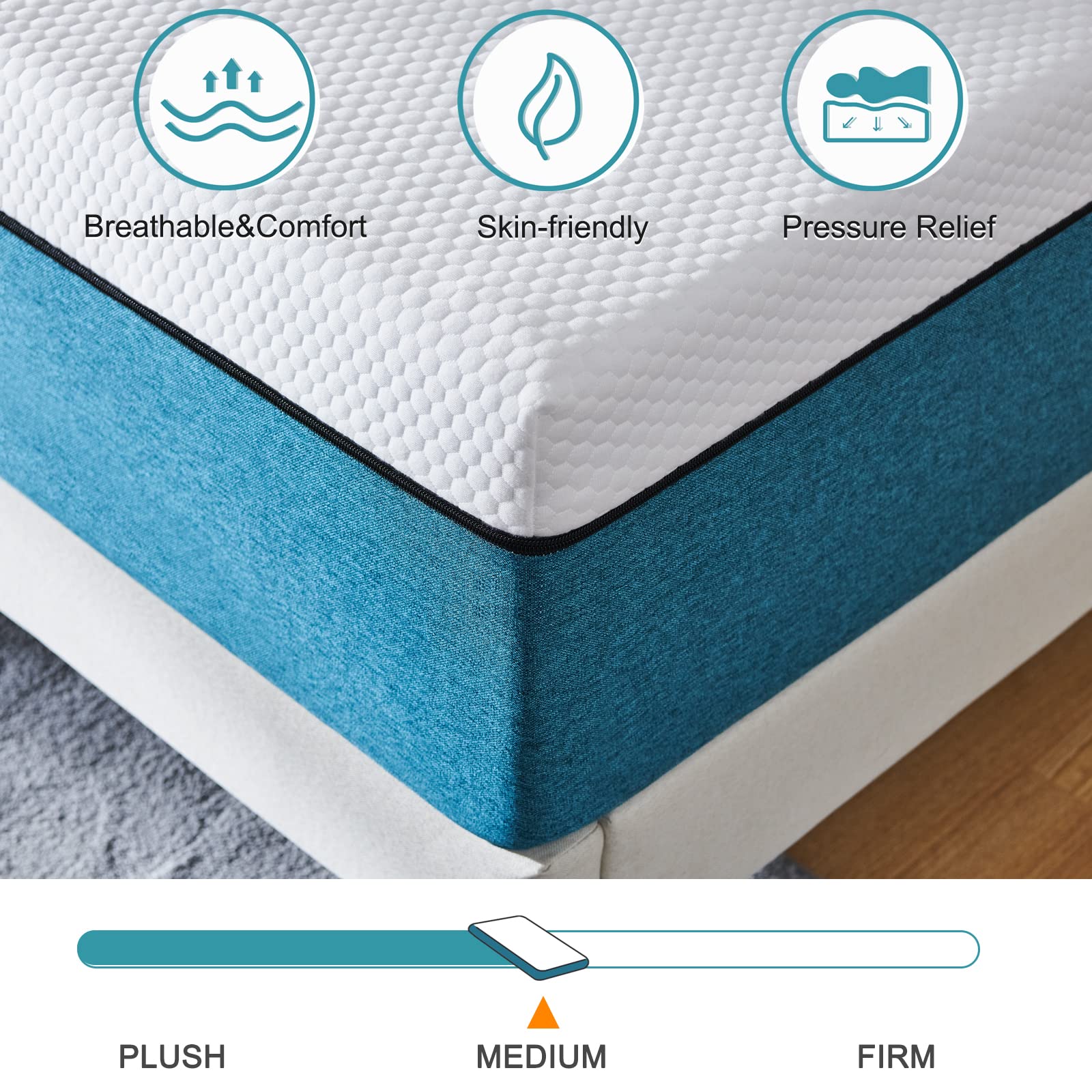 IYEE NATURE Full Mattress 8 inch Memory Foam Mattresses Bed mattress-in-a-Box/Full Size Mattress