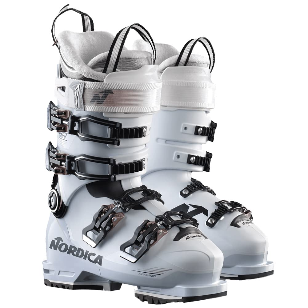 Nordica Women Promachine 105 W Boots, Color: White/Black/Pink, Size: 27 (050F48025N6-27)