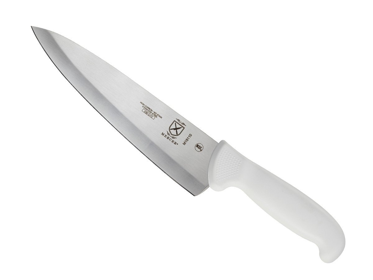 Mercer Culinary Ultimate White 8-Inch Chef's Knife and 3-Inch Paring Knife