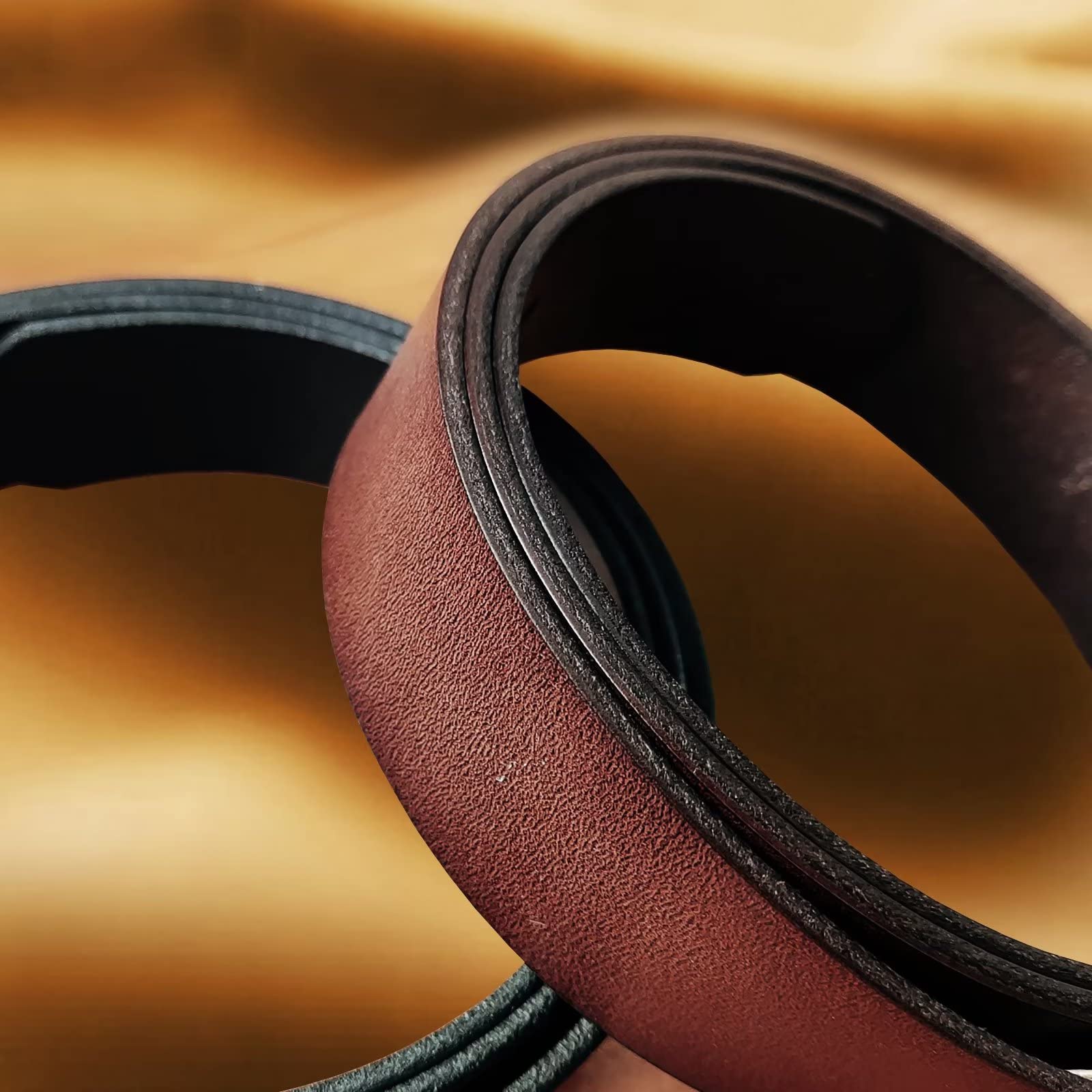 Mens Belt Leather for Jeans, Samilor Full Grain Leather Work Belt 1.5", 100% Fine Leather Belt Roller Buckle for Casual Pants,BLACK, SIZE 37-40