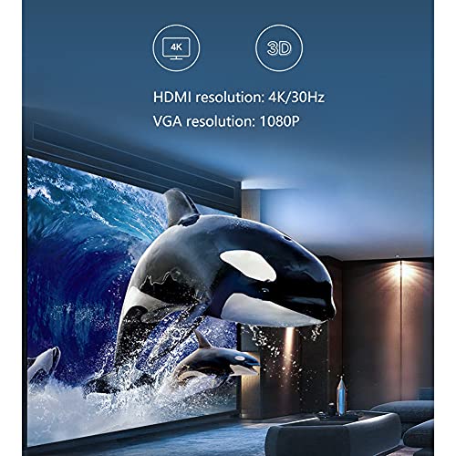 SOEN Hub Dock Adapter 9 in 1 USB C Hub Adapter USB-C Splitter with 4K HDMI, 1080P VGA,100W PD, 3 USB 3.0 Ports,SD/TF Card Reader, Ethernet Computer Accessories