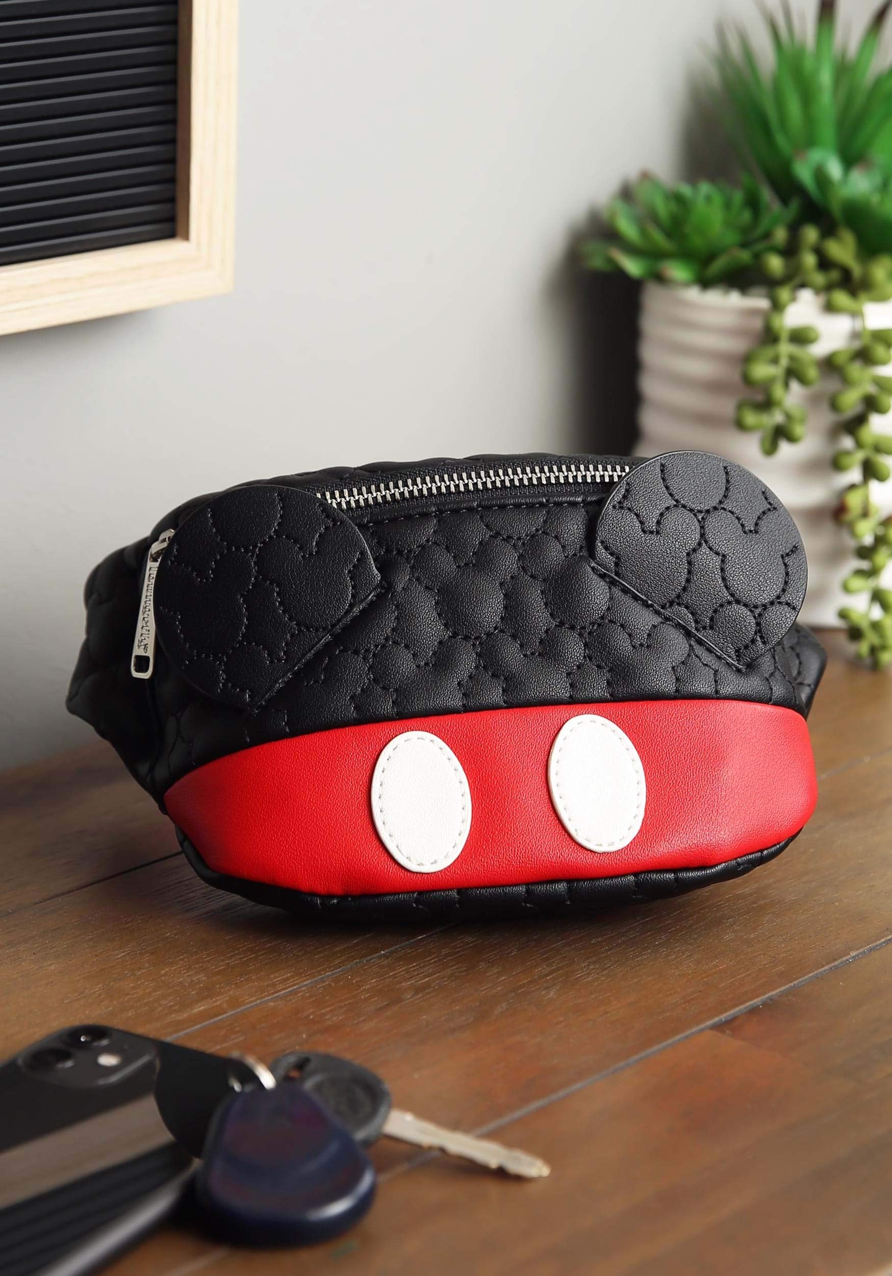 Loungefly x Disney Mickey Mouse Quilted Cosplay Fanny Pack